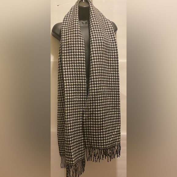 Talbots | Accessories | Talbots 0 Cashmere Black And White Cashmere ...